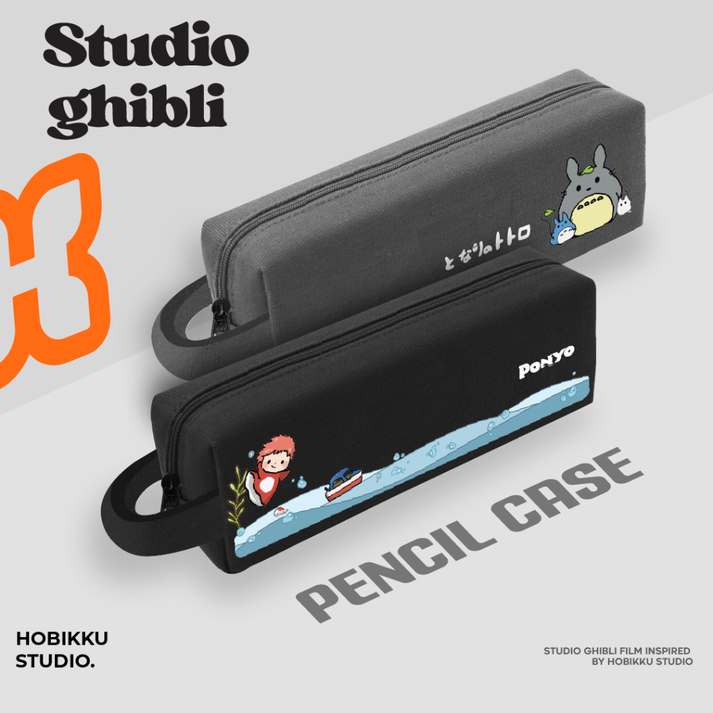 Pencil Case Studio Ghibli Anime Pencil Case Pouch Wallet Ponyo Totoro ...