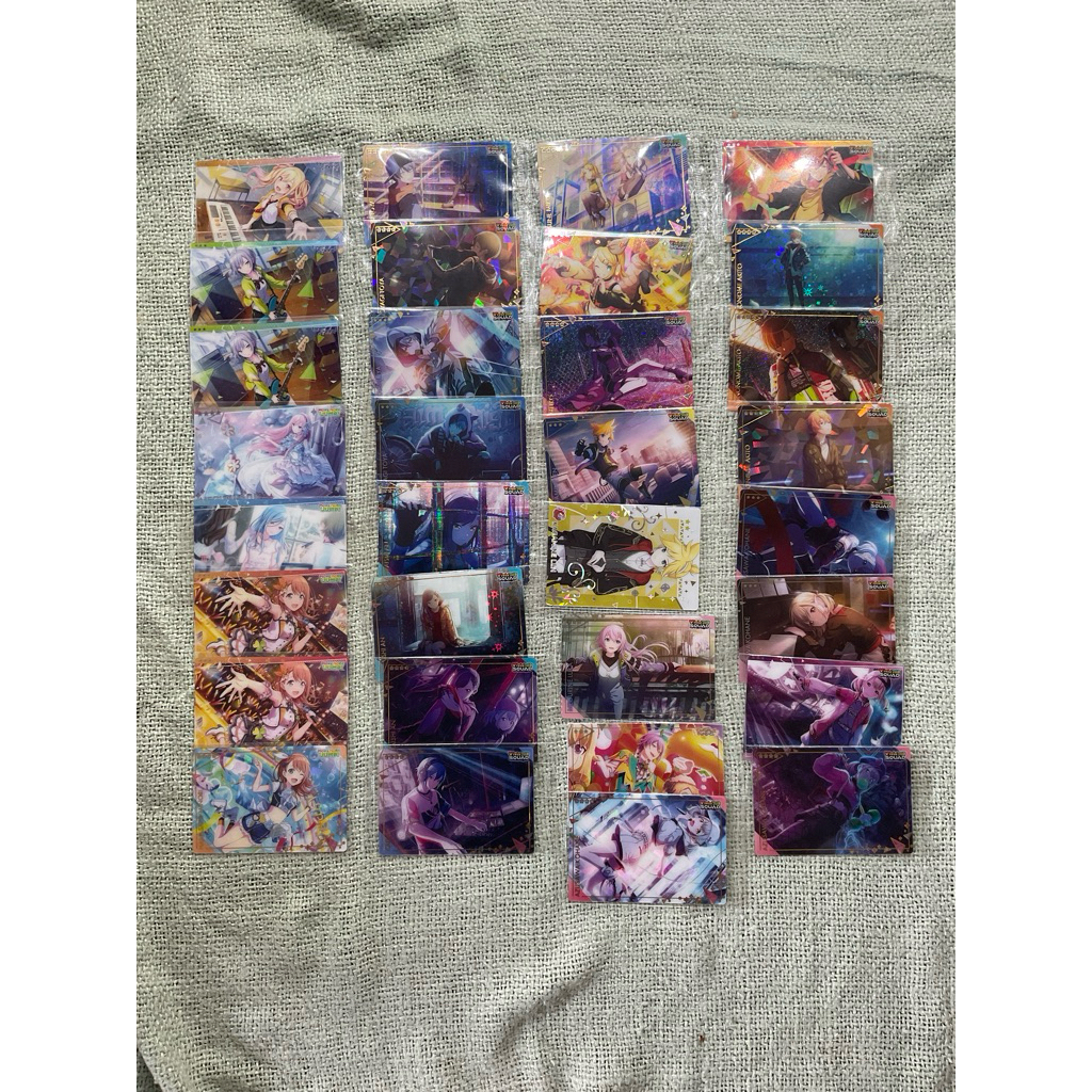 PRSK PJSK Project Sekai Wafer cards Nigo Ena Kanade Mafuyu Mizuki WxS ...