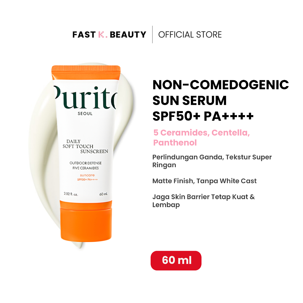 PURITO Daily Soft Touch Sunscreen SPF50+ PA++++ 60ml | Shopee Singapore