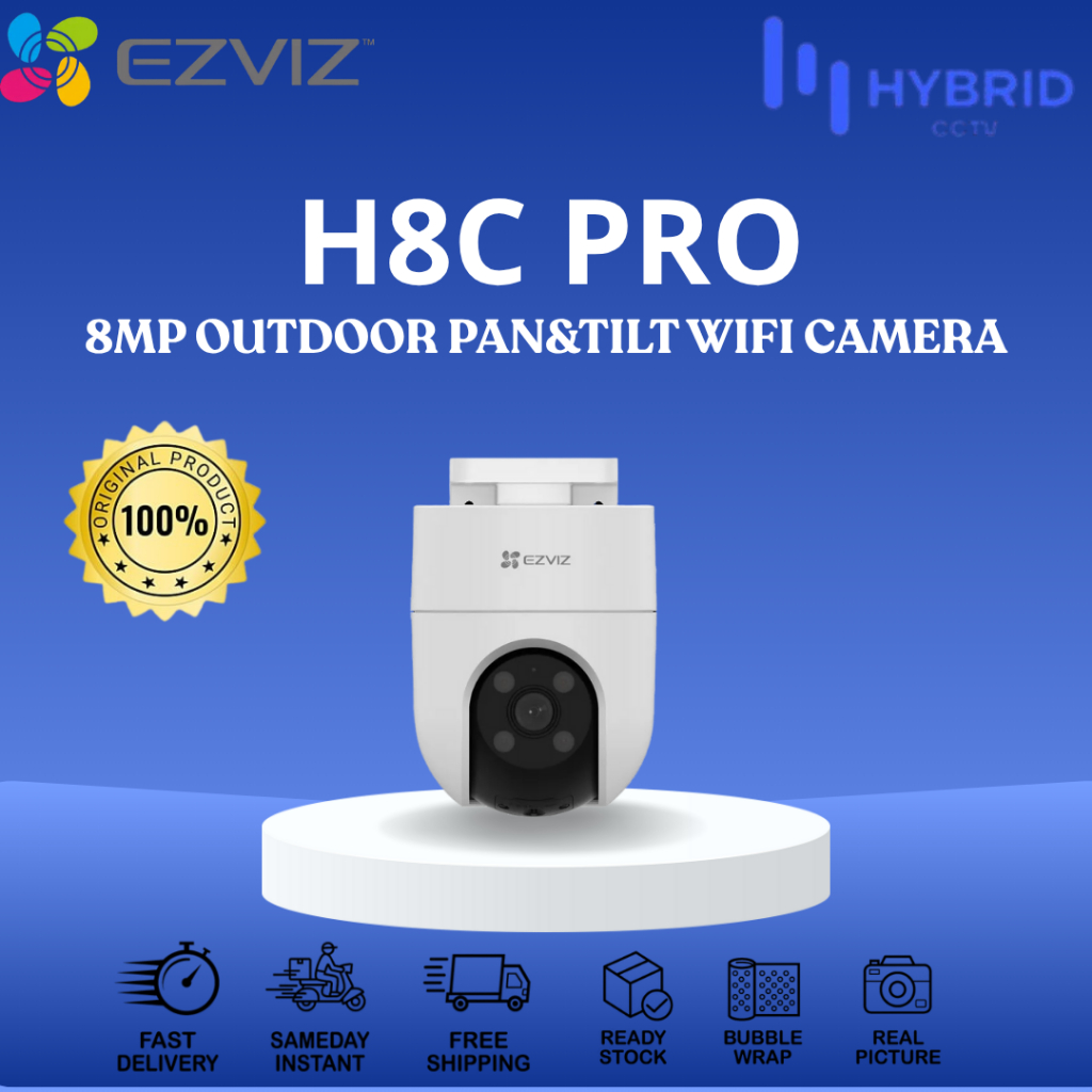 Ezviz Wi-Fi H8c Pro 8MP 4K Camera | Auto-Zoom Tracking Support Two-Way ...