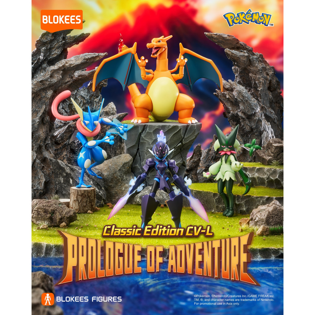 Pokemon x blokees classic class charizard greninja Celuledge ...