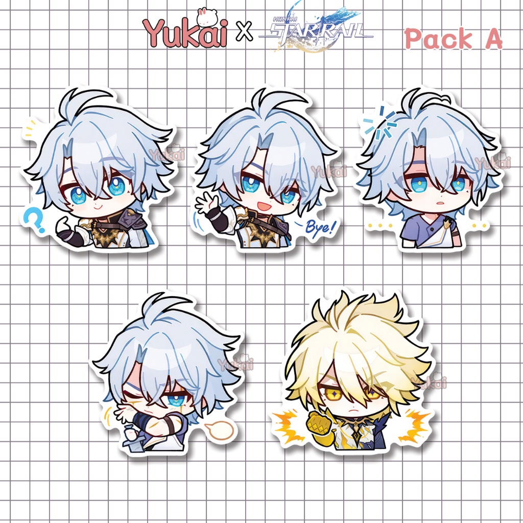 Phainon Honkai Star Rail (HSR) Premium Stickers - Waterproof Anime ...