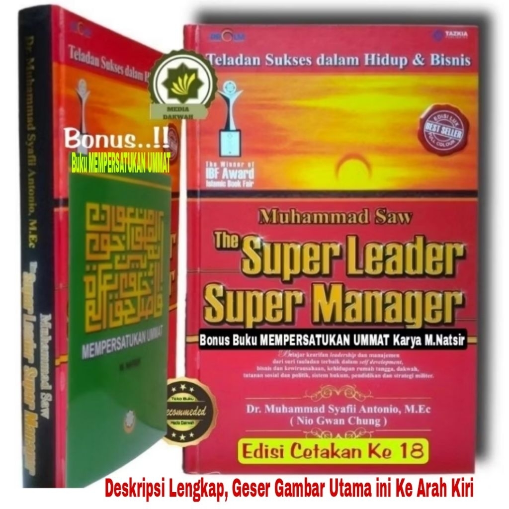 Book MUHAMMAD SAW The SUPER LEADER Super MANAGER + BONUS Book ...