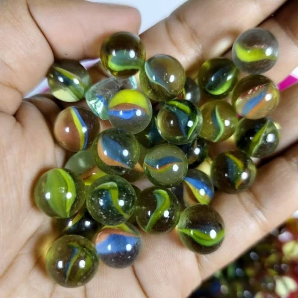 PER 10PCS Mini Starfruit Marbles Guli Toys Boys' Toys Boys' Toys Old ...