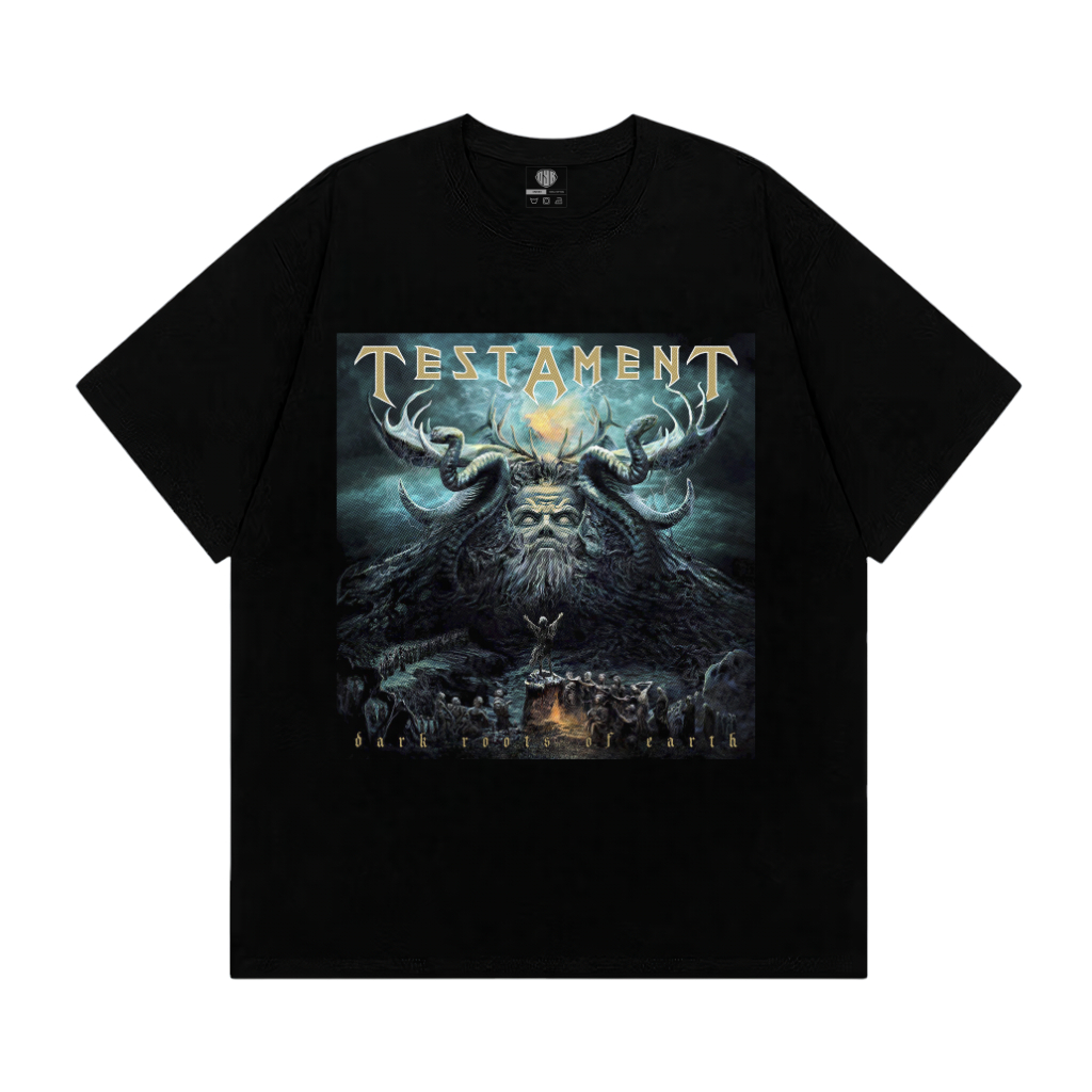 OYB Testament Band T-Shirt Men's and Women's Metal Rock Music | Shopee ...