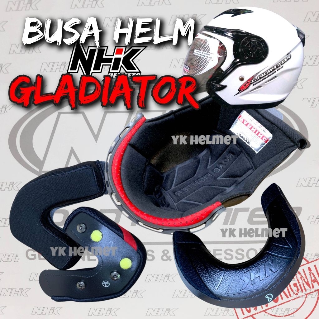 [ 100% original ] NHK GLADIATOR - NHK Gladiator helmet foam pull set ...