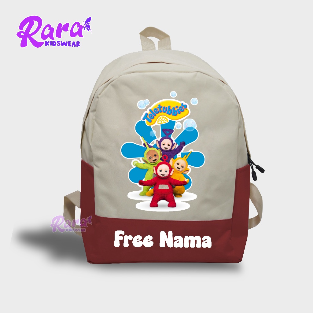 Teletubbies Children's Backpack Free Name - Unisex High Quality Premium ...