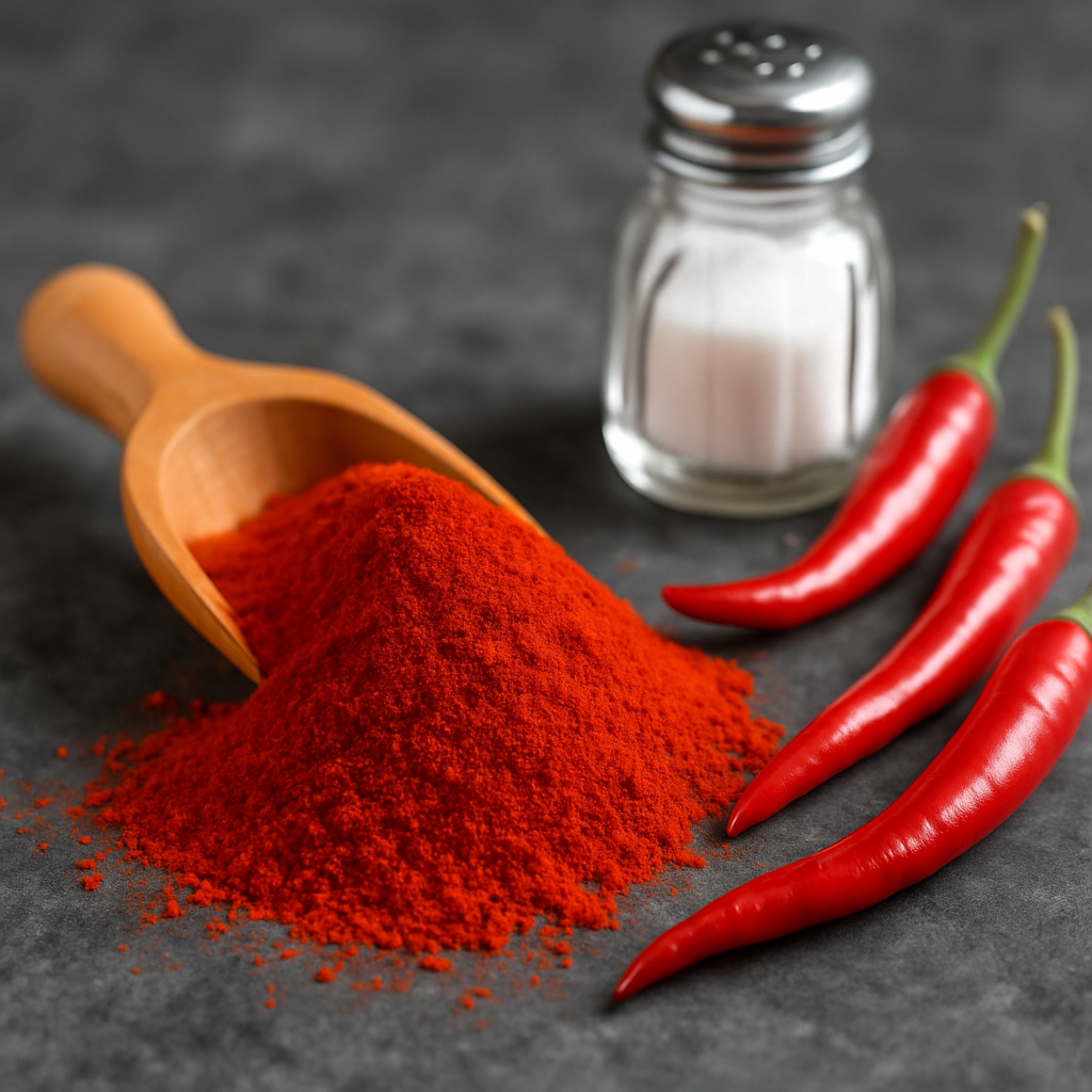 Fine, Spicy, Savory Chili powder Level 3 250gr Chili Sprinkle Seasoning ...