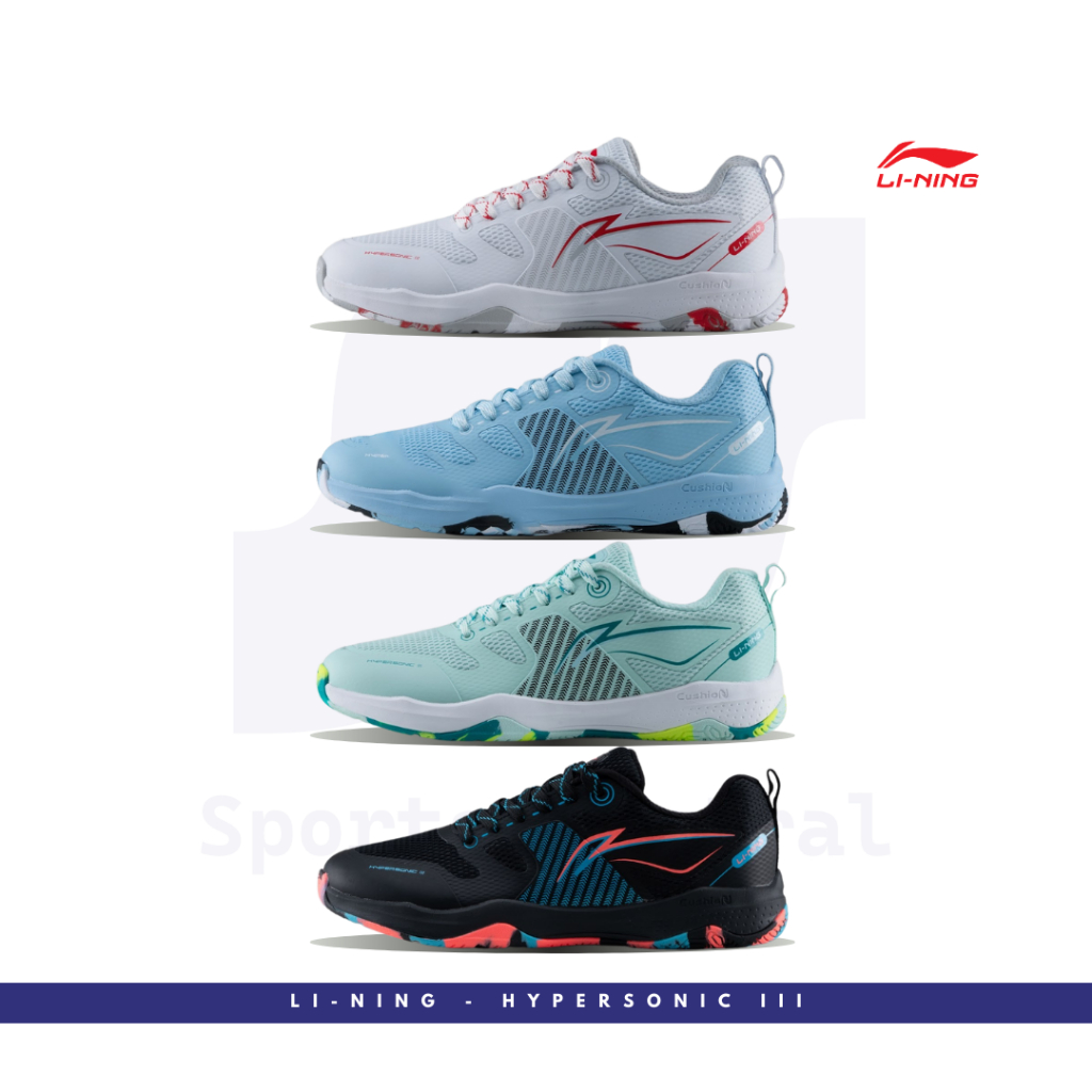 Lining Badminton Shoes Hypersonic III AYTV071 | Shopee Singapore