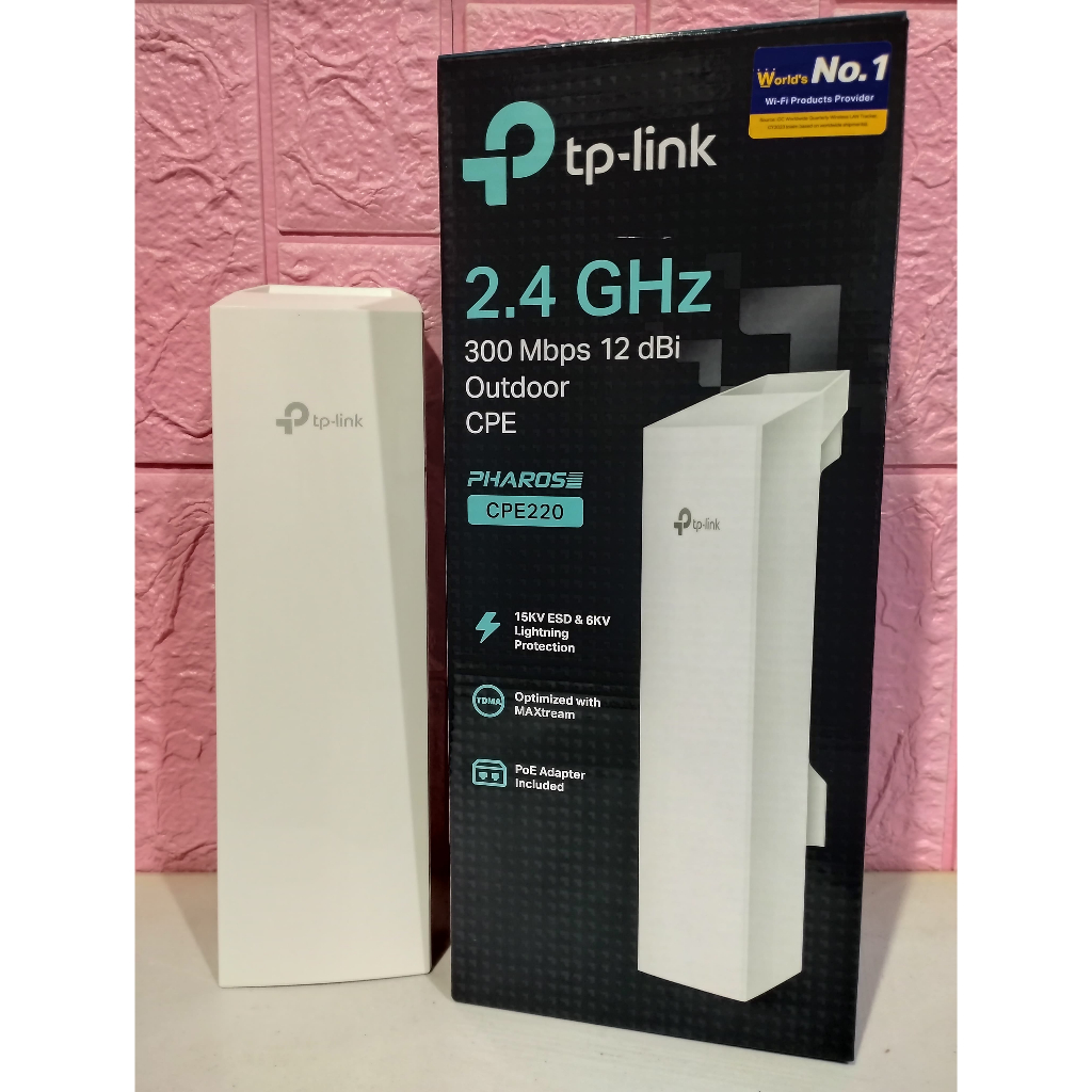 TP-LINK CPE220 300Mbps 12dBi Outdoor CPE Router TP link | Shopee Singapore