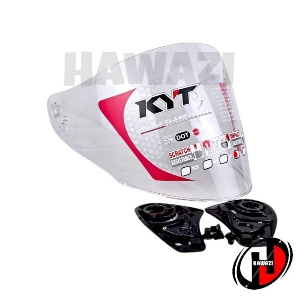 Kyt dj maru helmet visor glass plus ratchet | Shopee Singapore