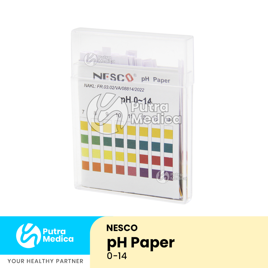 Nesco PH Paper 0-14 contents 100 / Acid Base Measuring Indicator Paper ...