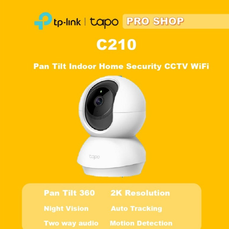 TP Link TAPO C210 3MP / C220 4MP Indoor Pan Tilt WiFi Mini DC UPS ...