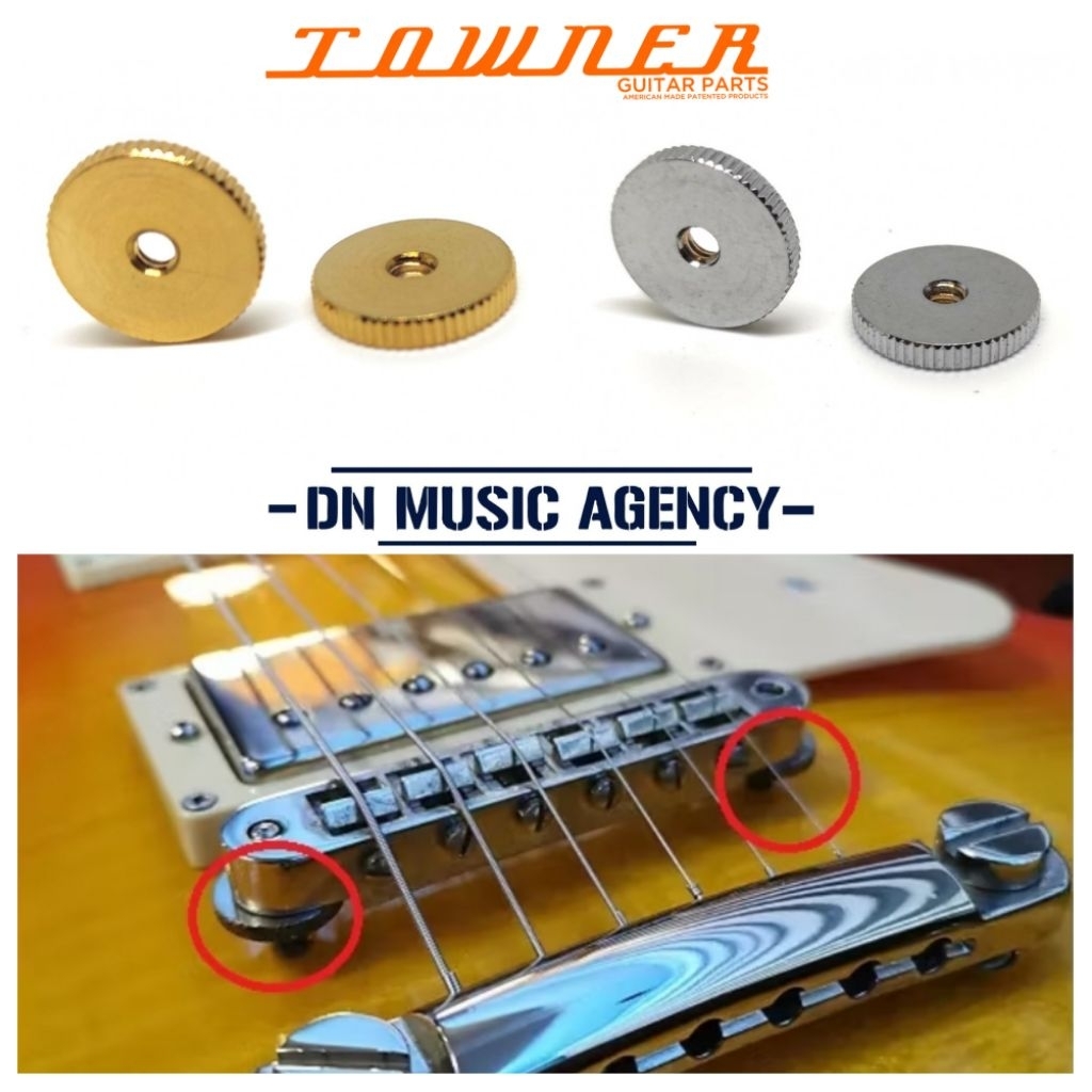 Towner Thumbwheel Imperial Thread Bridge for Tune O Matic Original ...