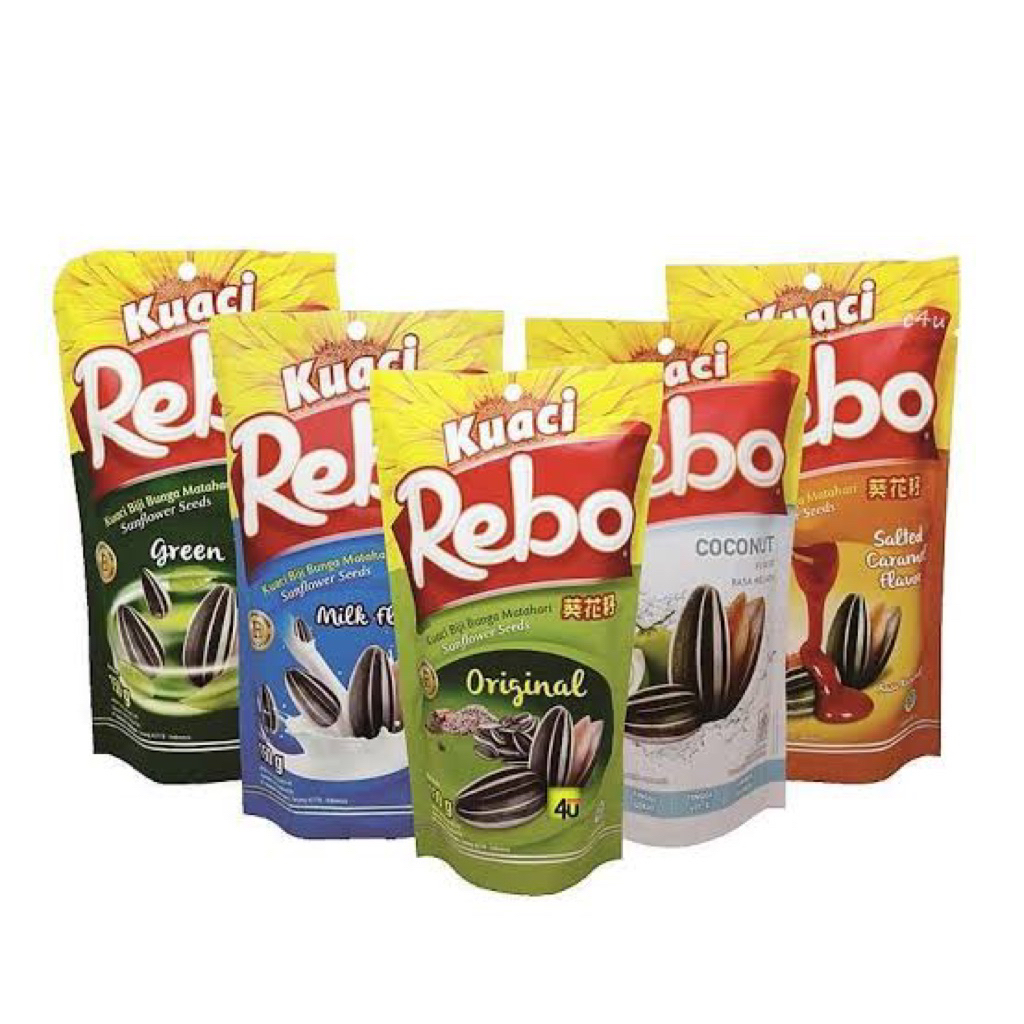 KUACI REBO 140gr (ORIGINAL / MILK / GREEN TEA / SALTED CARAMEL ...