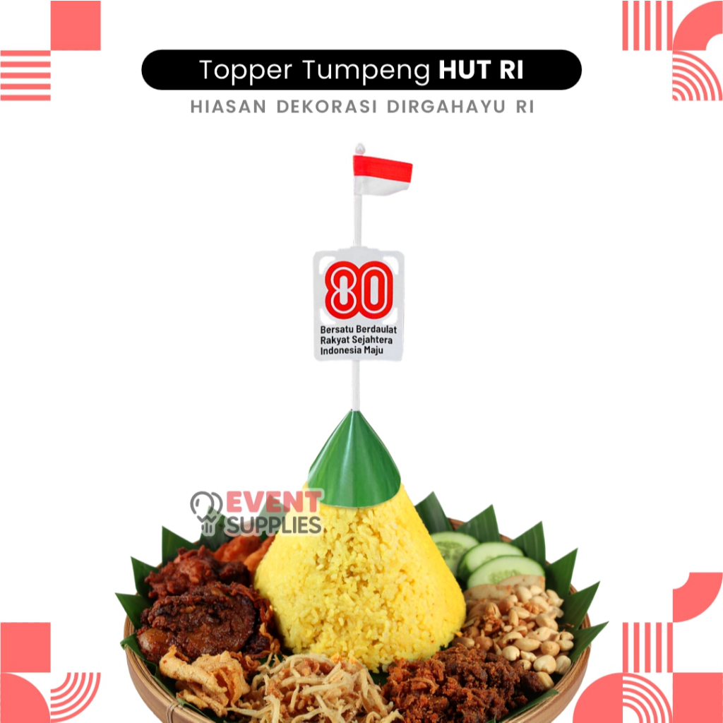 Tumpeng Rice Topper Decoration Decoration Character Pick Independence ...