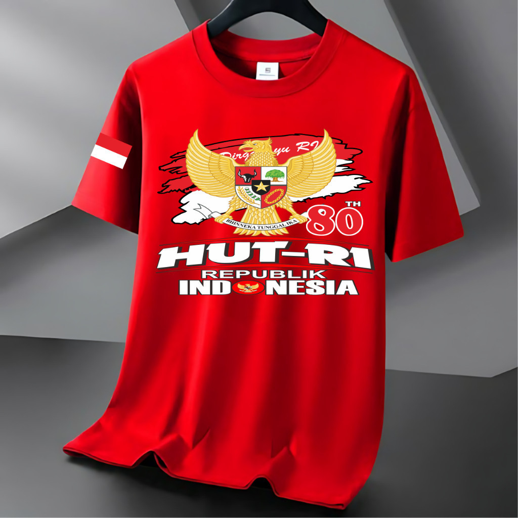 T-SHIRT HUT RI REPUBLIC OF INDONESIA INDEPENDENCE 17 AUGUST 1945 HUT ...