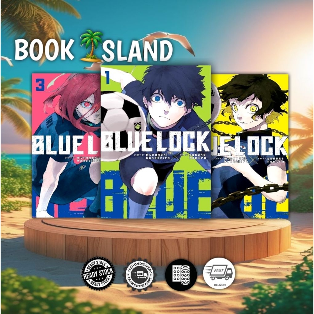 Blue Lock Manga Comic Vol. 1-31 by Yusuke Nomura Indonesian | Shopee ...