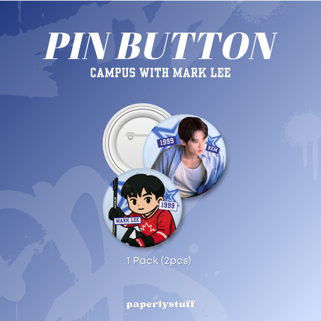 PIN BUTTON / BROS MARK LEE NCT 127 & NCT DREAM FANMADE | Shopee Singapore