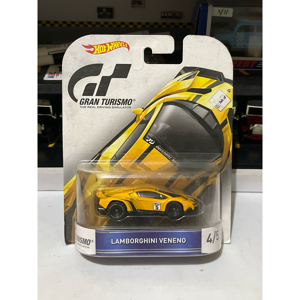 Hot Wheels Grand Turismo Card Retro Lamborghini Veneno | Shopee Singapore