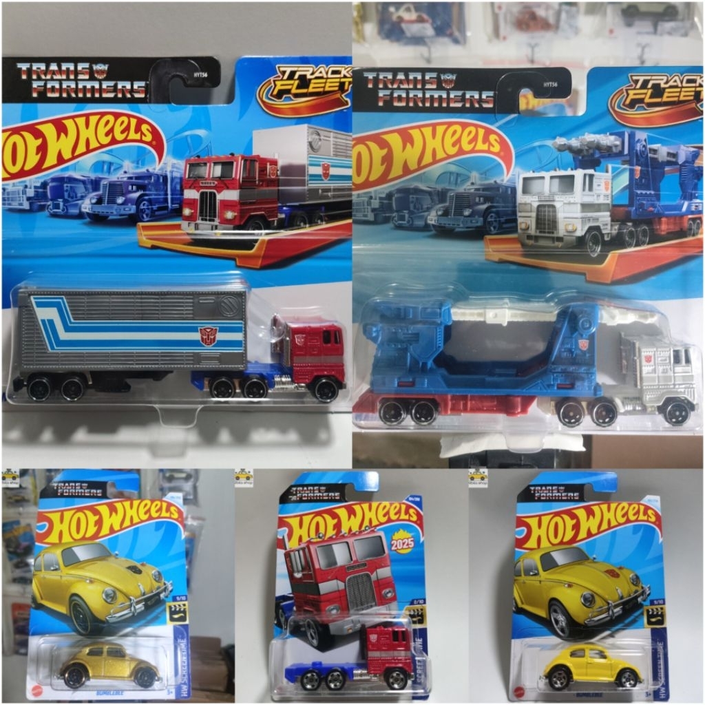 Hot Wheels Transformers Optimus Prime Fleet Truck - Track fleet ...
