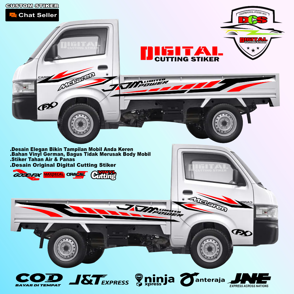New pick up car stickers new carry stickers new carry car body new ...
