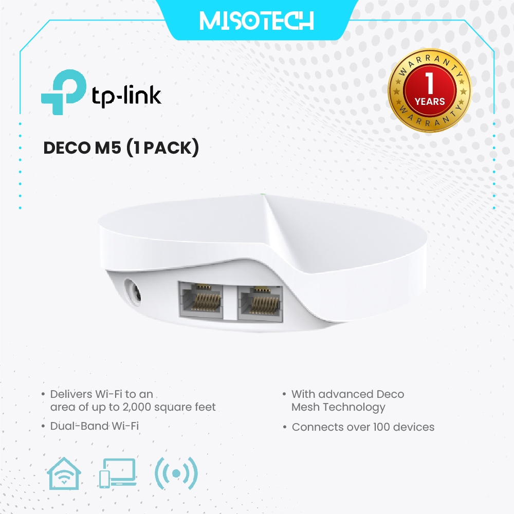 TP-Link Deco M5 Wireless Ceiling Router WiFi 5 Extender AC1300 Home ...