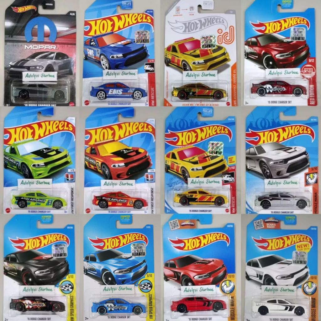 Hotwheels hot wheels '15 dodge charger srt factory sealed red edition ...
