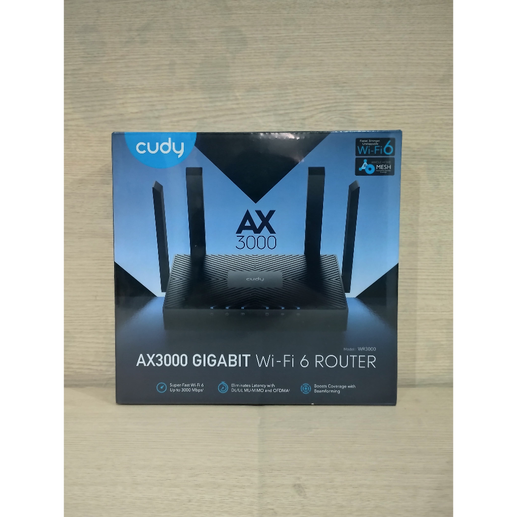 Cudy AX3000, AX1500 WiFi 6 Wireless Router Series–Wireless Dual Band ...