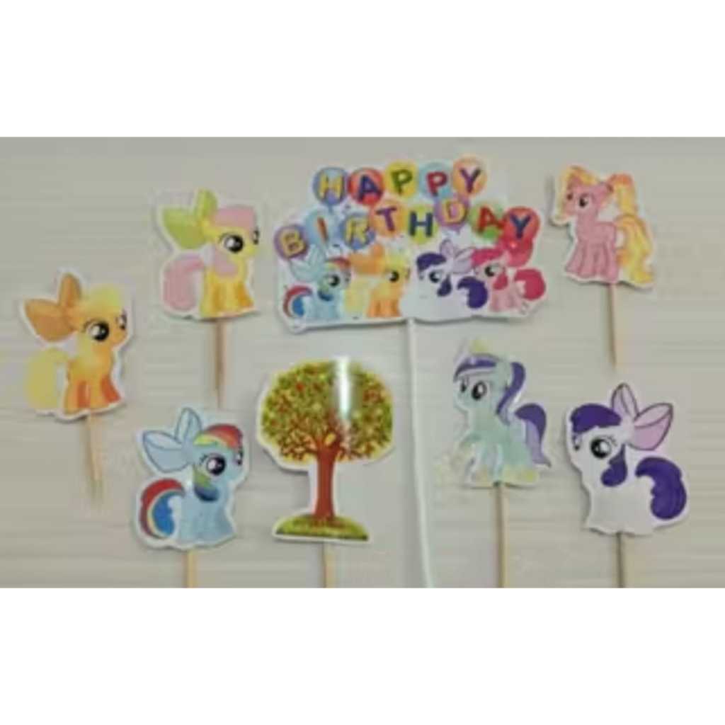LITTLE PONY CAKE TOPPER / HELLO KITY CAKE TOPPER / MIXUE CAKE TOPPER ...