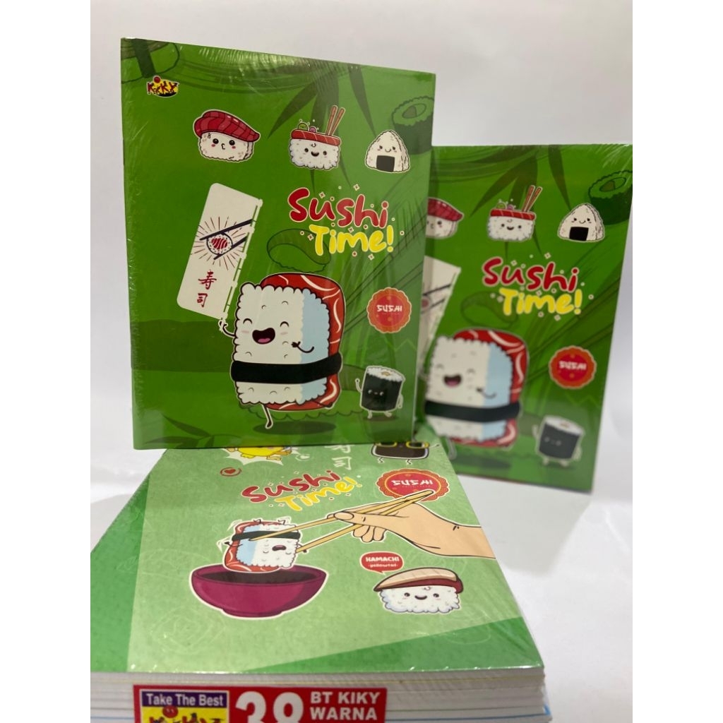 KIKY NOTEBOOK 1 PACK CONTAINS 10 BOOKS (1 BOOK CONTAINS 38 SHEETS ...