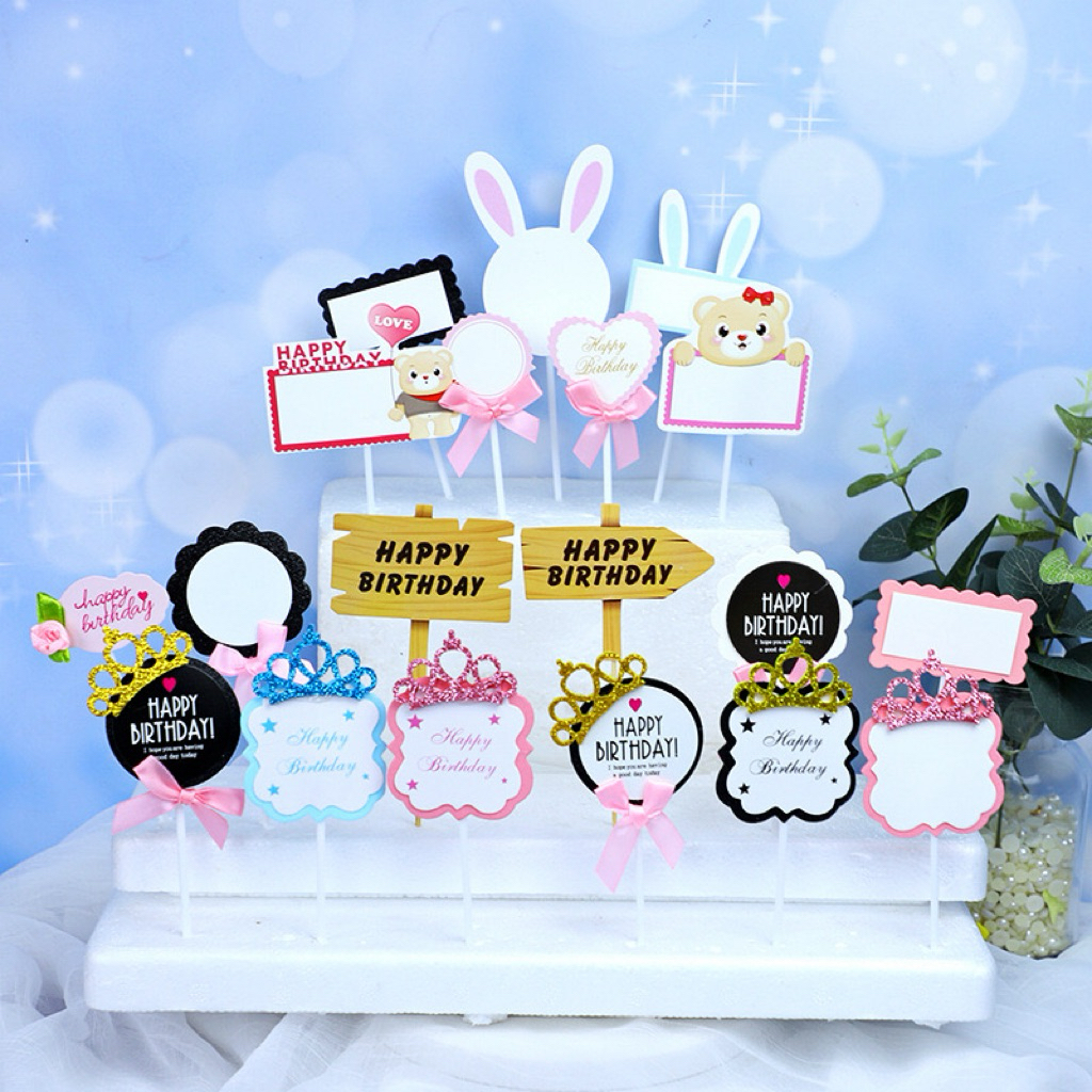 Happy Birthday Topper Happy Birthday Character Topper Mini Happy ...