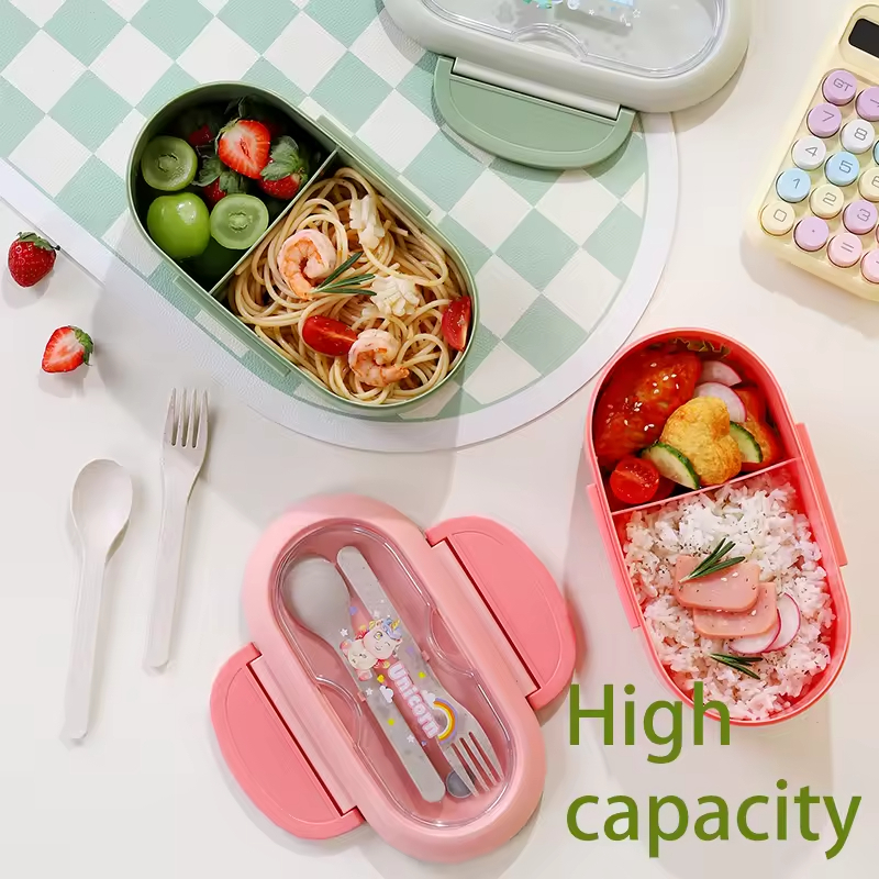 ALWAYS PROSPERITY - Lunch Box 900 ML With Divider Bento Lunch Box Set ...