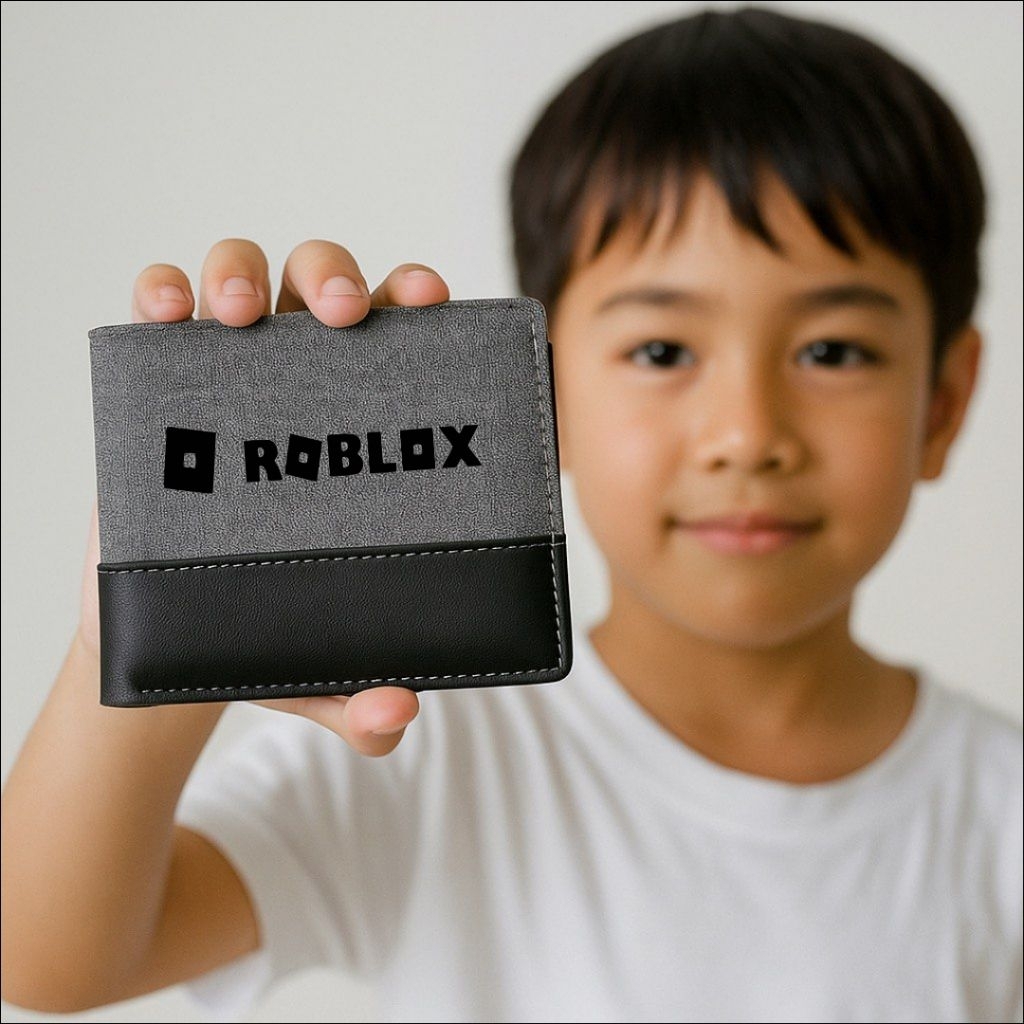 Roblox Character Minimalist Color Combination Boys' Folding Wallet ...
