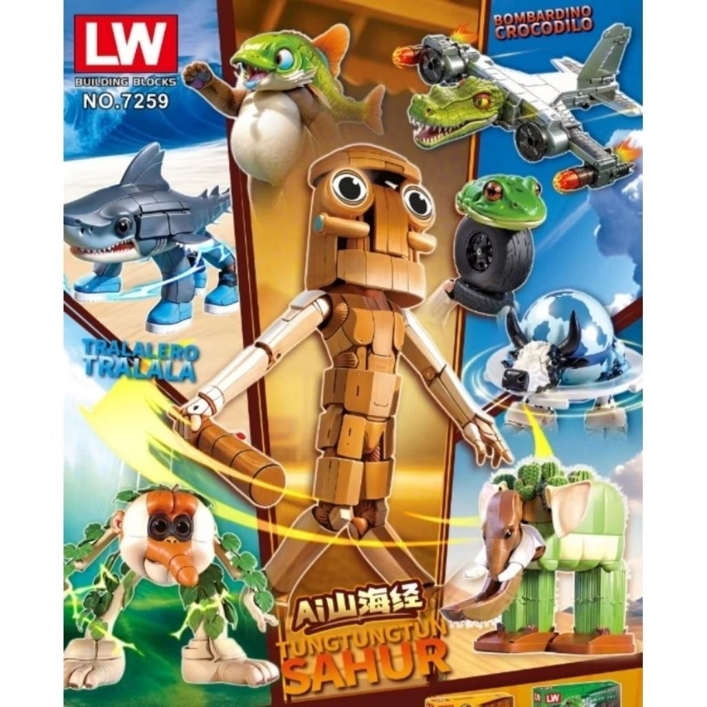 Tung Tung sahur anomali brainrot tralala boneca ambalabu brr brr ...