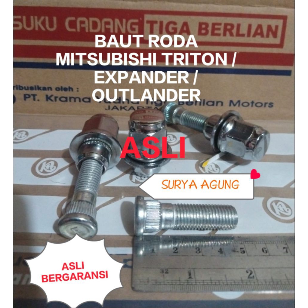 WHEEL BOLT + RACING NUT MITSUBISHI TRITON EXPANDER/ OUTLANDER/ IGNITION ...