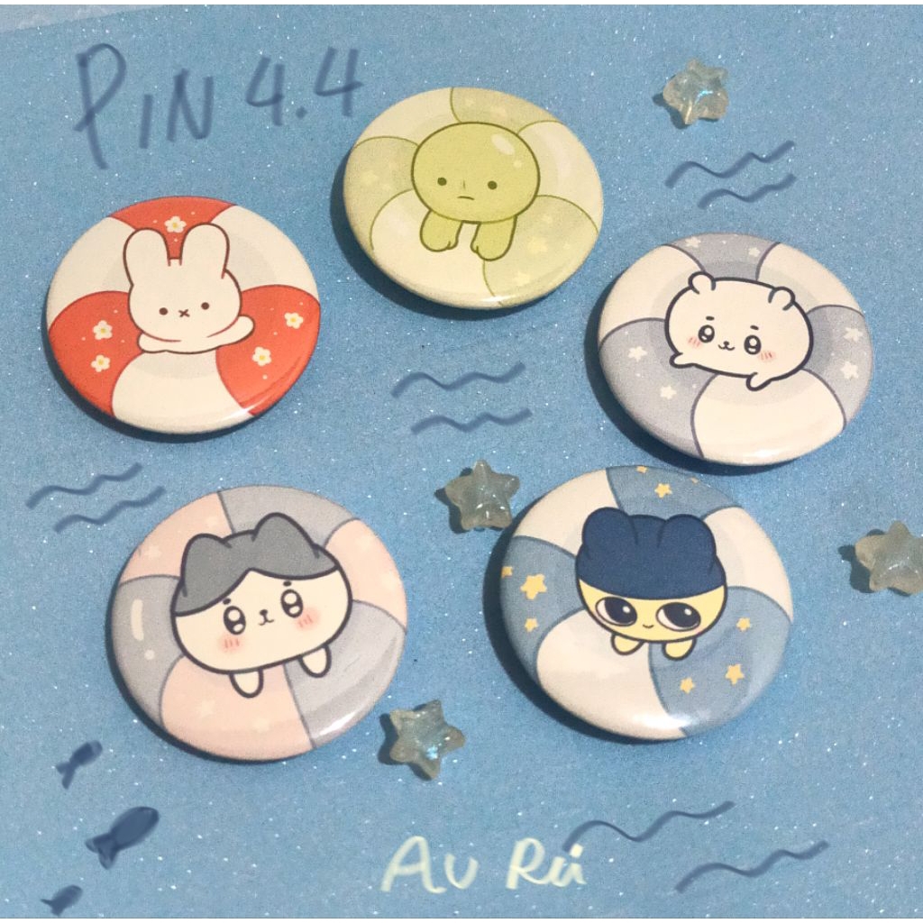 Float pin symski Miffy Tamagotchi chiikawa hachiware mametchi fan merch ...
