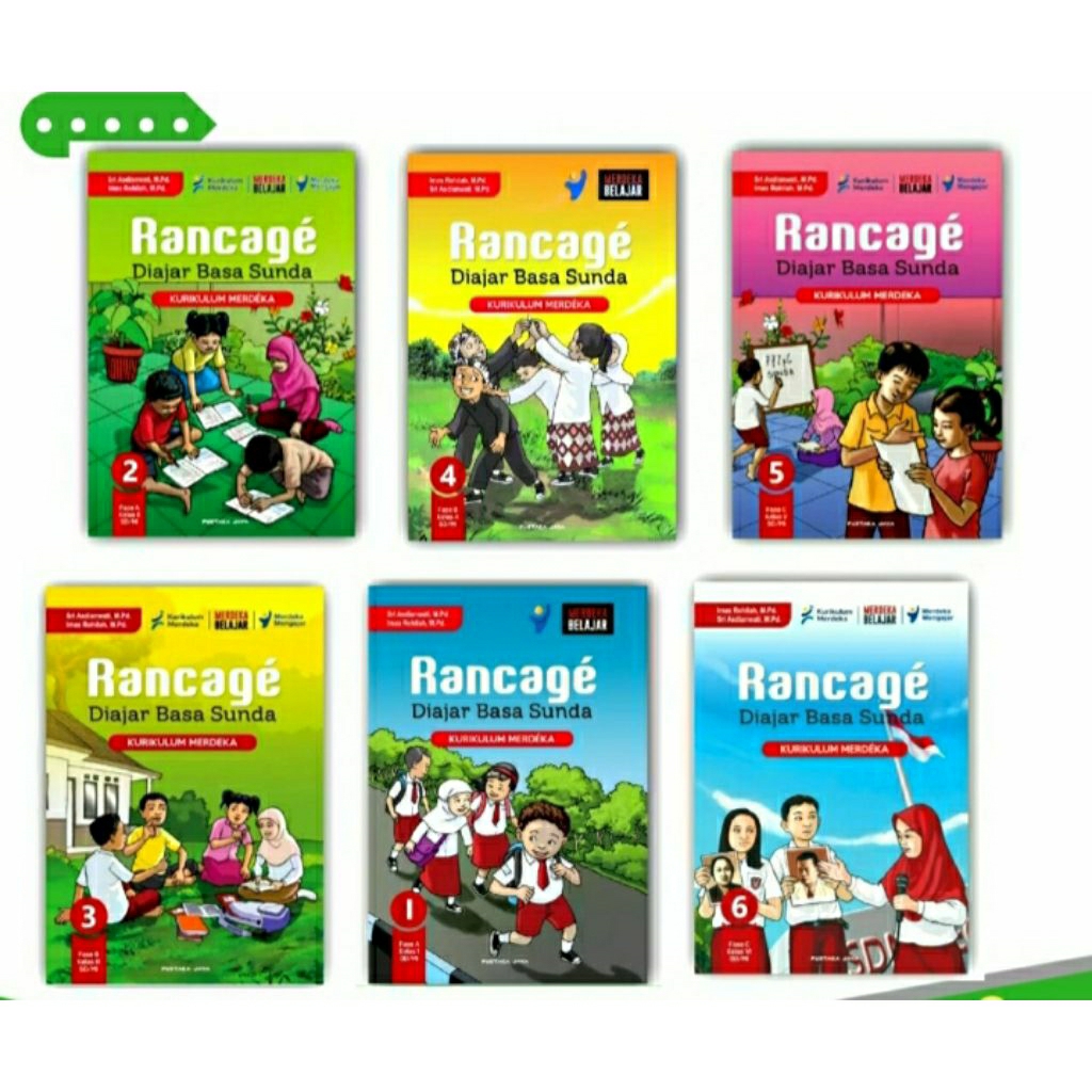 Rancage Book on Sundanese Language for Elementary School Grades 1, 2, 3 ...