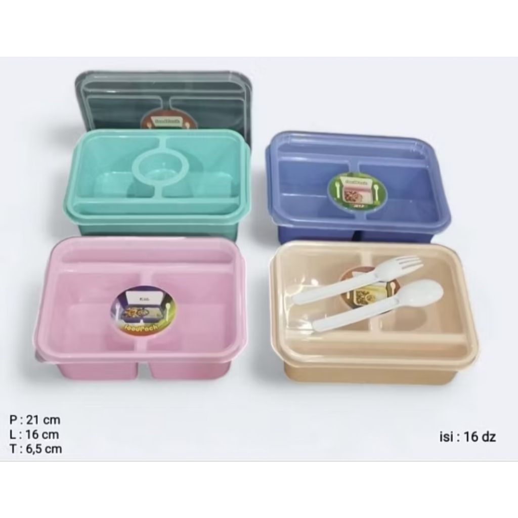 JET Food pack Rainbow Divider + Spoon fork/Lunch Box with Divider plus ...