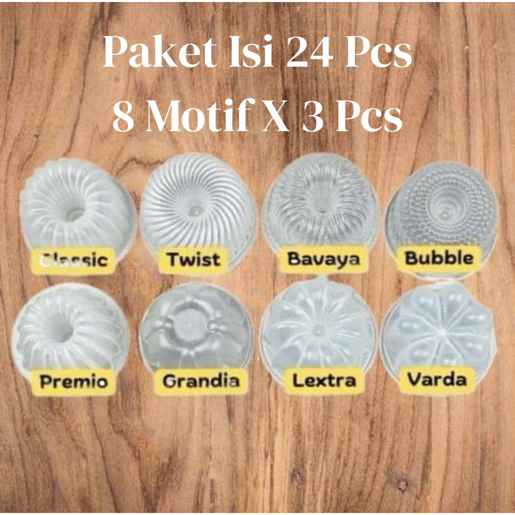 Contents 24 Pcs Viral Pudding Molds | Shopee Singapore
