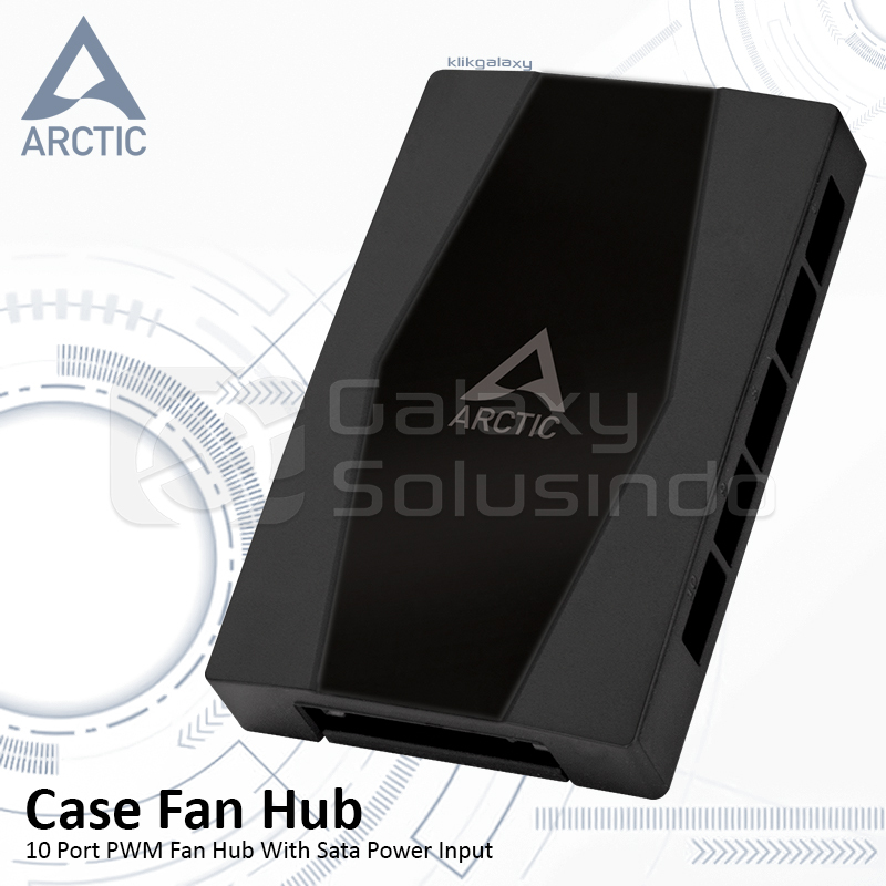 ARCTIC Case Fan Hub 10 Port PWM With Sata Power - CG | Shopee Singapore