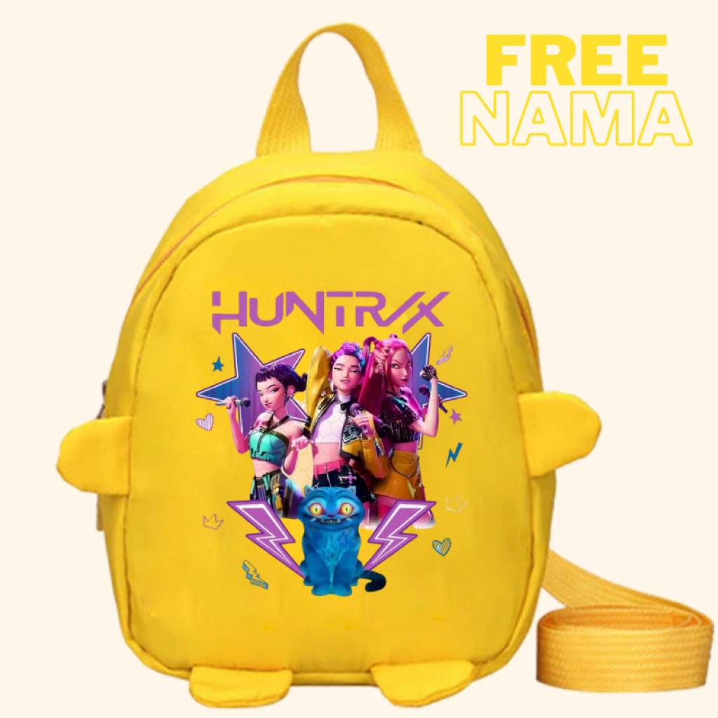 HUNTRIX KPOP DEMON HUNTERS KINDERGARTEN BACKPACK FREE NAME PRINTING ...
