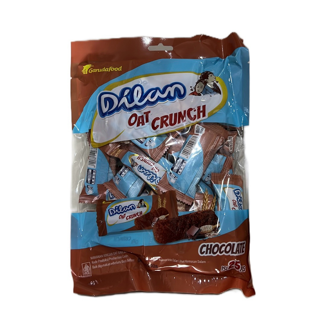 DILAN OAT CRUNCH [1 PACK CONTAINS 25 PCS @10G] | OAT BAR CHOCOLATE ...