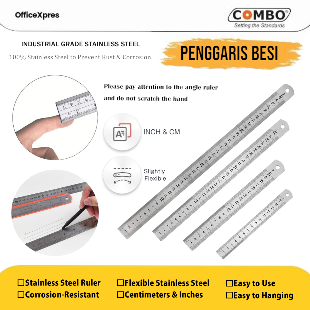 Iron Ruler 100cm / Metal Ruler 100cm / Iron Ruler 100cm / Iron Ruler 1 ...