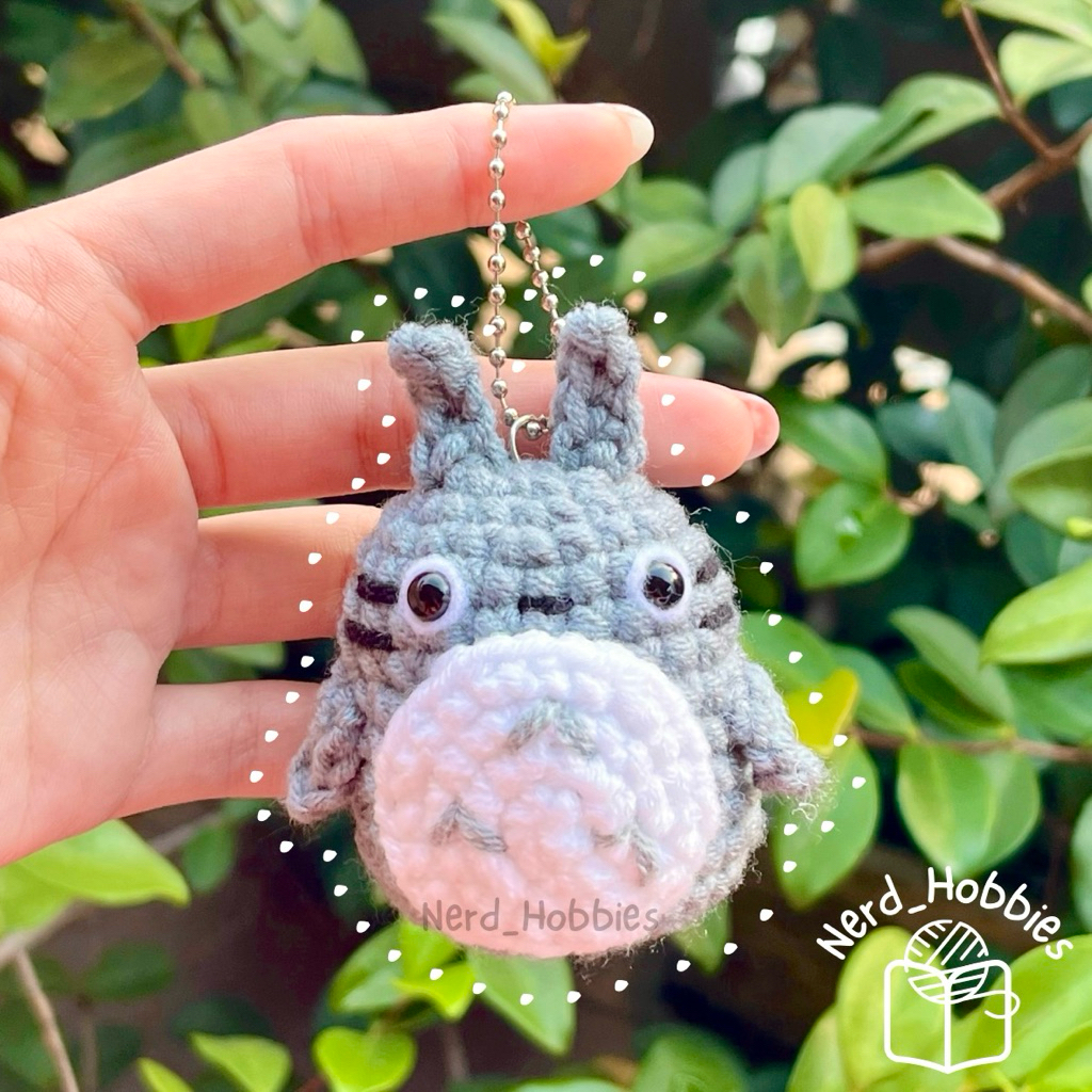 GANTUNGAN TOTORO Amigurumi Crochet Keychain / Totoro Studio Ghibli ...