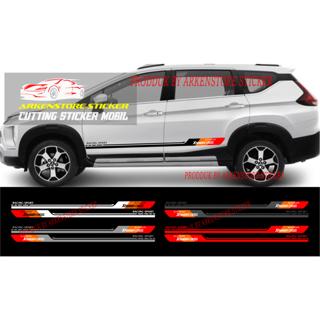 Mitsubishi Xpander cross car stickers cutting stickers, the latest ...