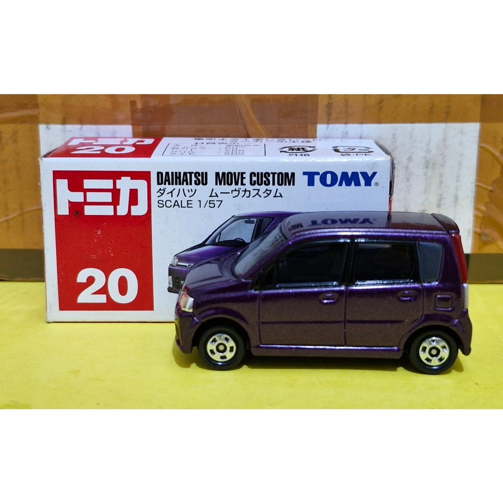 Tomica Tomy biru 20 DAIHATSU MOVE CUSTOM (A) | Shopee Singapore