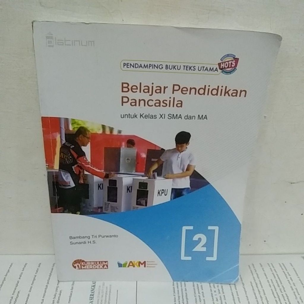 PPKn Book Pancasila Education kumer/kurikulum merdeka SMA Class 2-11/X1 ...
