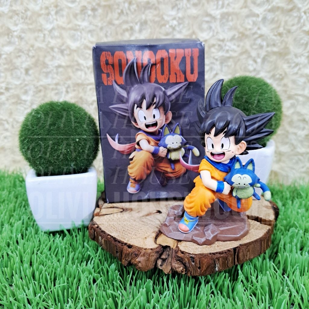 Goku Dragonball Action Figure WITH BOX Cake Topper Dragonball Goku Cat ...