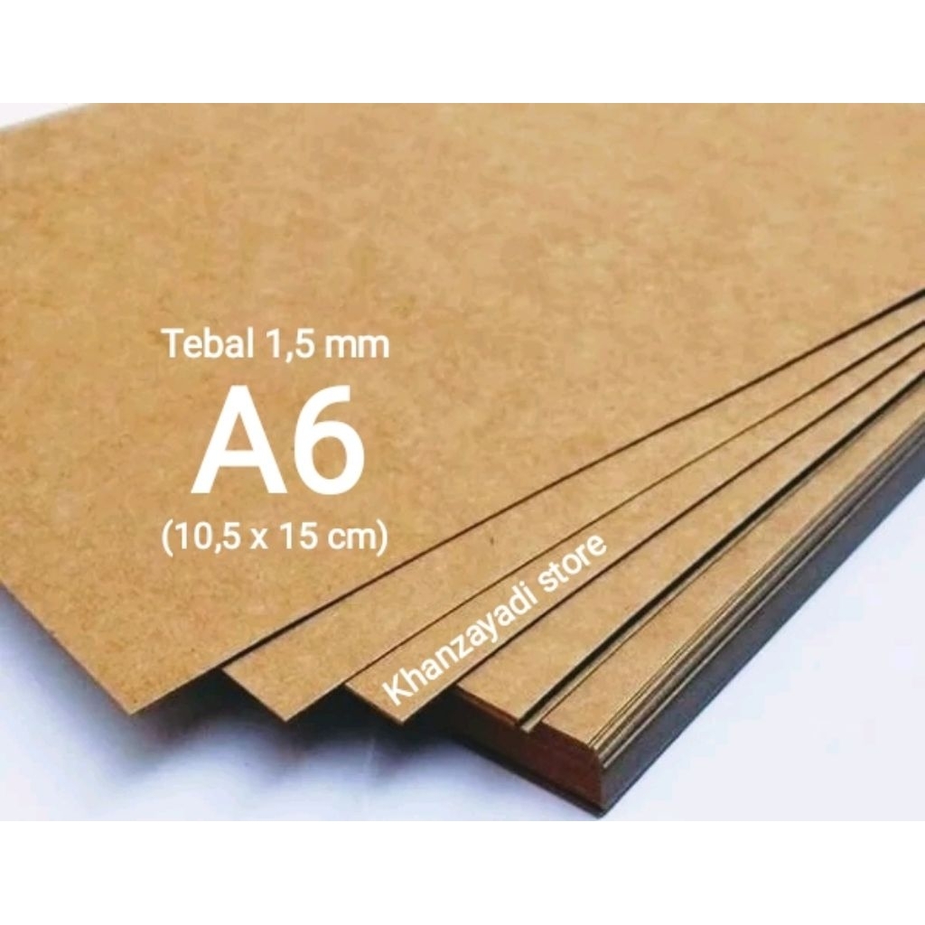 A6 cardboard board paper No.40 hardboard yellow board A6 1.5 mm thick ...
